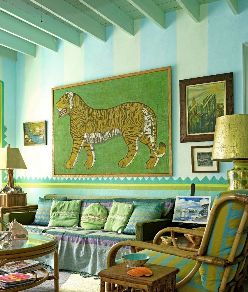 Bamboo and Exotic Green - Interiors By Color