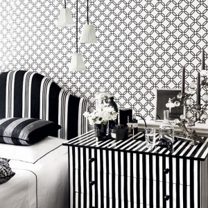 Intense Patterns in Black and White - Interiors By Color