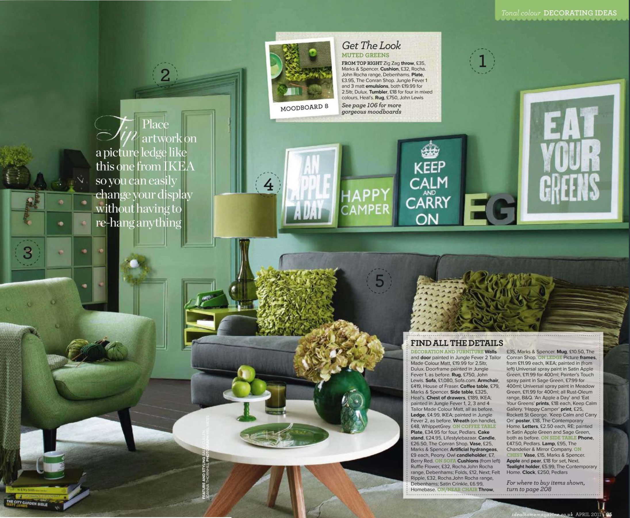 decorating-in-green - Interiors By Color