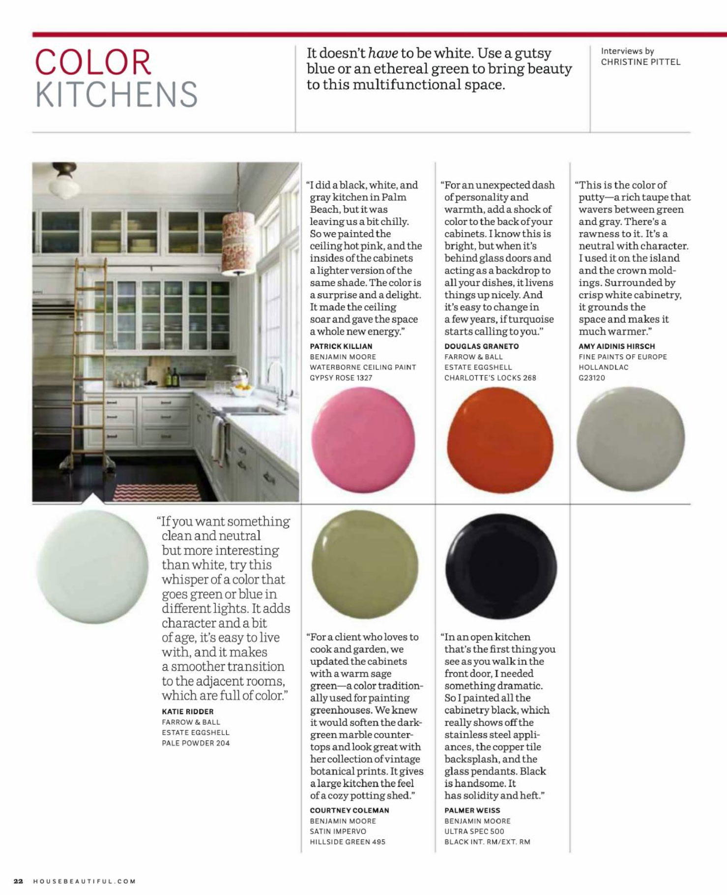 Bold Paint Colors and Tips for Your Kitchen - Interiors By Color