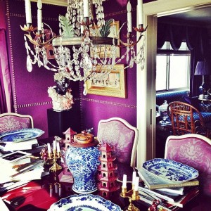Purple Opulent Dining - Interiors By Color