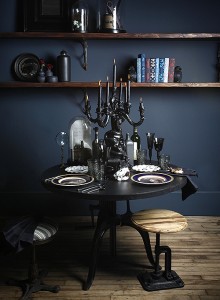 Master Bedroom in Blue Note Benjamin Moore - Interiors By Color