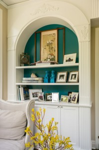 A Wall in Naples Blue - Interiors By Color