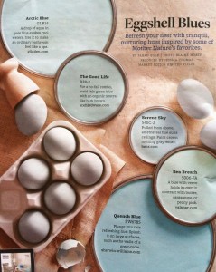 Eggshell Blues Paint Palette - Interiors By Color