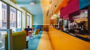 Colorful Retro Cafe in Poland - Interiors By Color