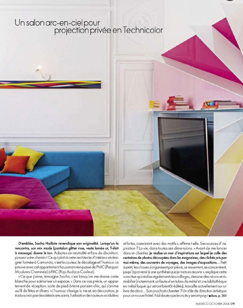Colorful, Fun Apartment - Interiors By Color