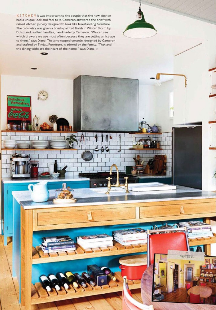 Turquoise Kitchen Federation Style Home - Interiors By Color