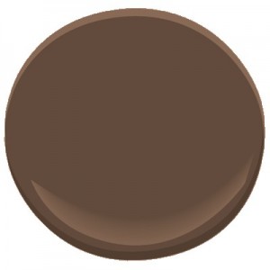 Benjamin Moore Chocolate Candy Brown - Interiors By Color