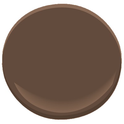 Benjamin Moore Chocolate Candy Brown - Interiors By Color