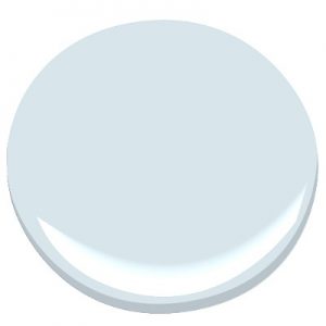 Benjamin Moore's Sweet Bluette paint swatch - Interiors By Color