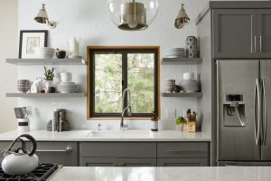 12 Beautiful Gray Kitchen Cabinets - Interiors By Color
