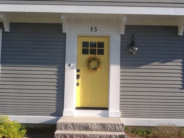 Yellow and Gray Design with Paint for the Exterior of Your Home!