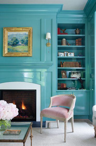Benjamin Moore’s Mill Springs Blue Walls - Interiors By Color