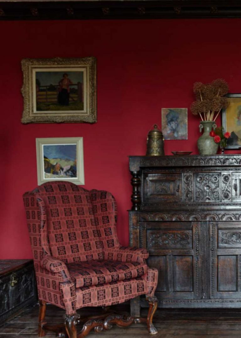 Farrow & Ball Rectory Red Paint Color Schemes - Interiors By Color
