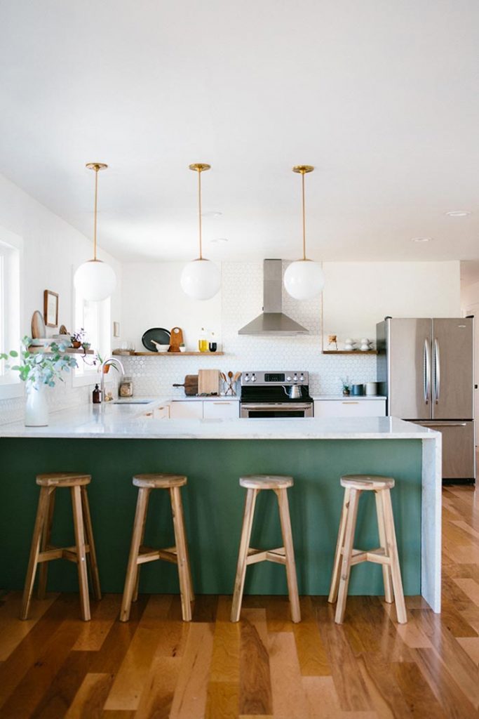 Benjamin Moore Cushing Green Paint Color Schemes - Interiors By Color