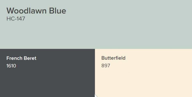 Benjamin Moore Woodlawn Blue Paint Color Schemes - Interiors By Color Benjamin Moore Woodlawn Blue Paint Color Schemes - Interiors By Color