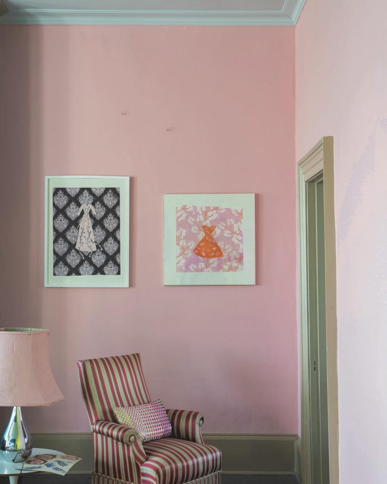Farrow & Ball Nancy's Blushes Paint Color Scheme - Interiors By Color