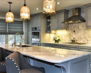 Traditional Kitchen in Pebble Gray - Interiors By Color