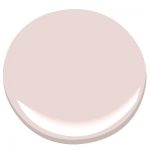 Living Room Painted in Benjamin Moore Paisley Pink - Interiors By Color