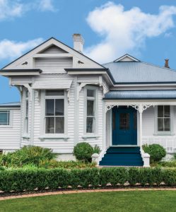 Taubmans Exterior Paint Color in January Dawn, Grey Moth and Elegant ...