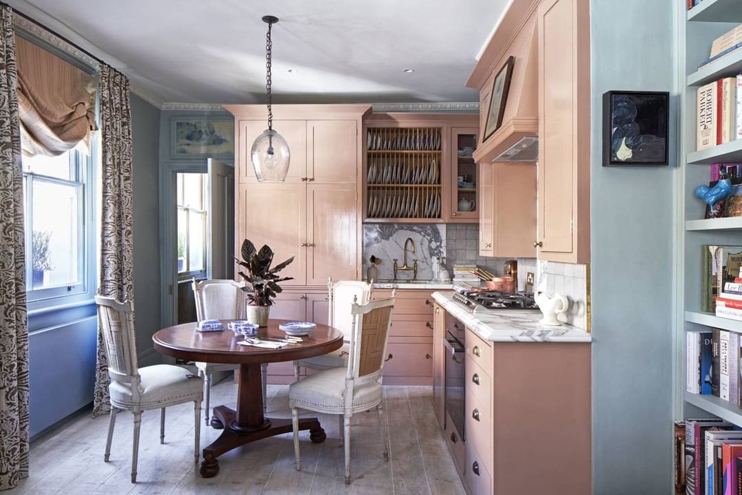 Pink-kitchen-inspiration-2020 - Interiors By Color