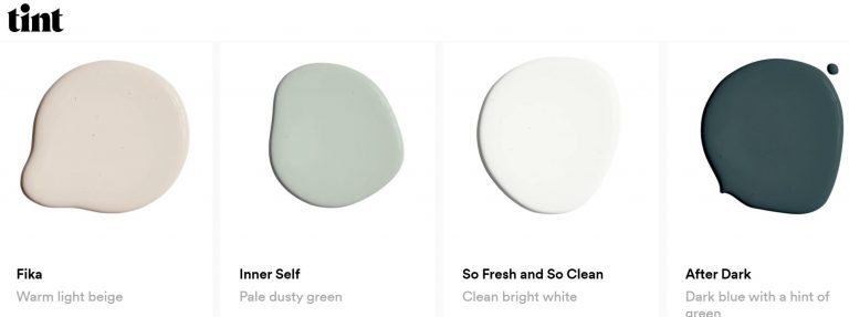 Top Colours at Tint Paint - Interiors By Color