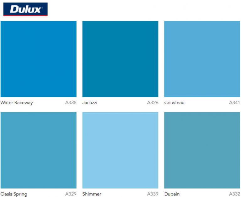 Dulux Blue Paint Colours - Interiors By Color