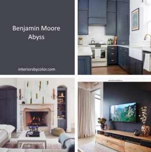 Benjamin Moore Abyss - Interiors By Color