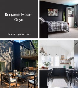 Benjamin Moore Onyx - Interiors By Color