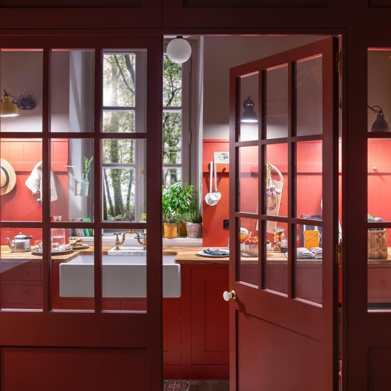 A Modern Red Kitchen in Tuscany - Interiors By Color