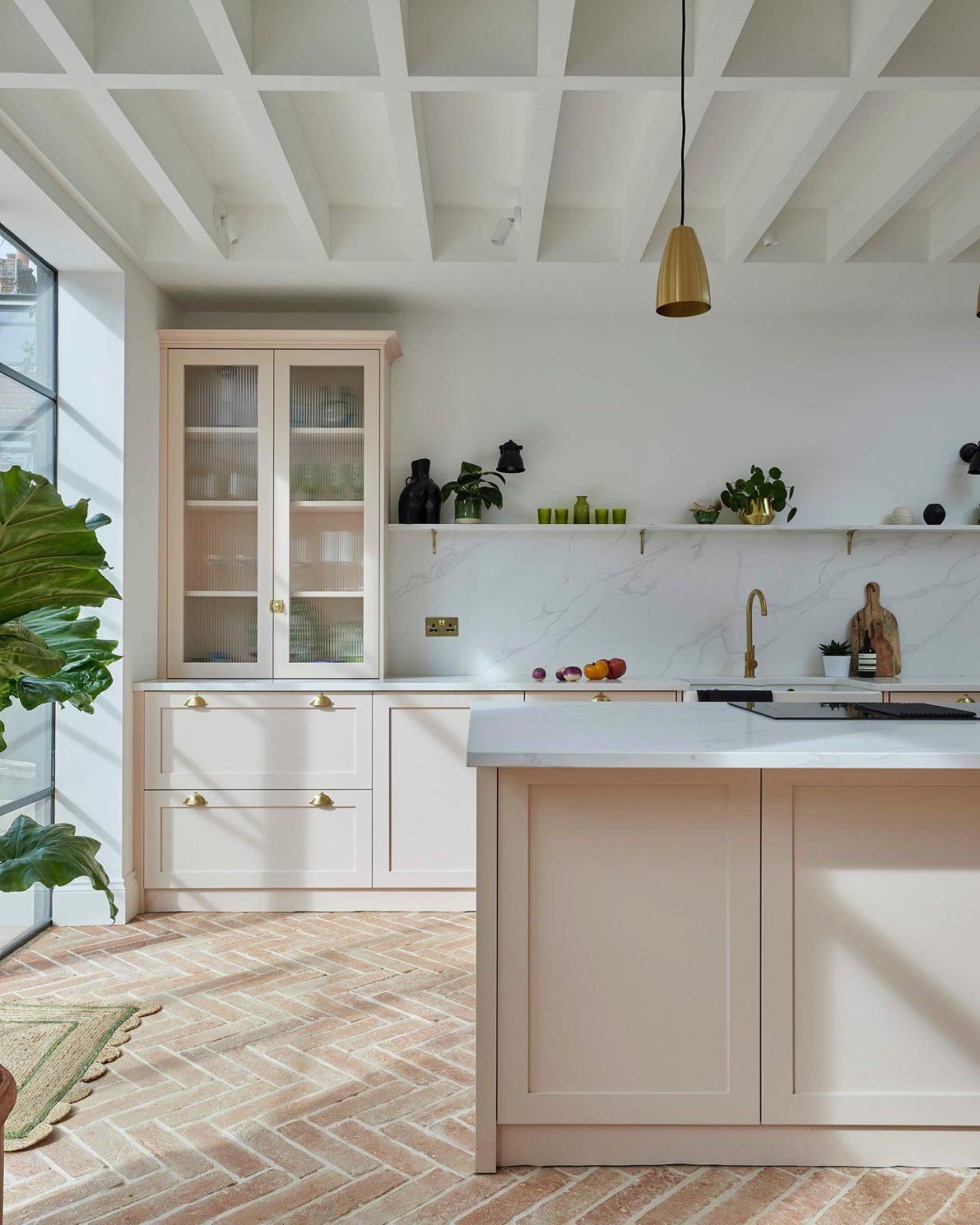 12+ Pink Paint Colors for Your Kitchen Cabinets that are Inspirational!