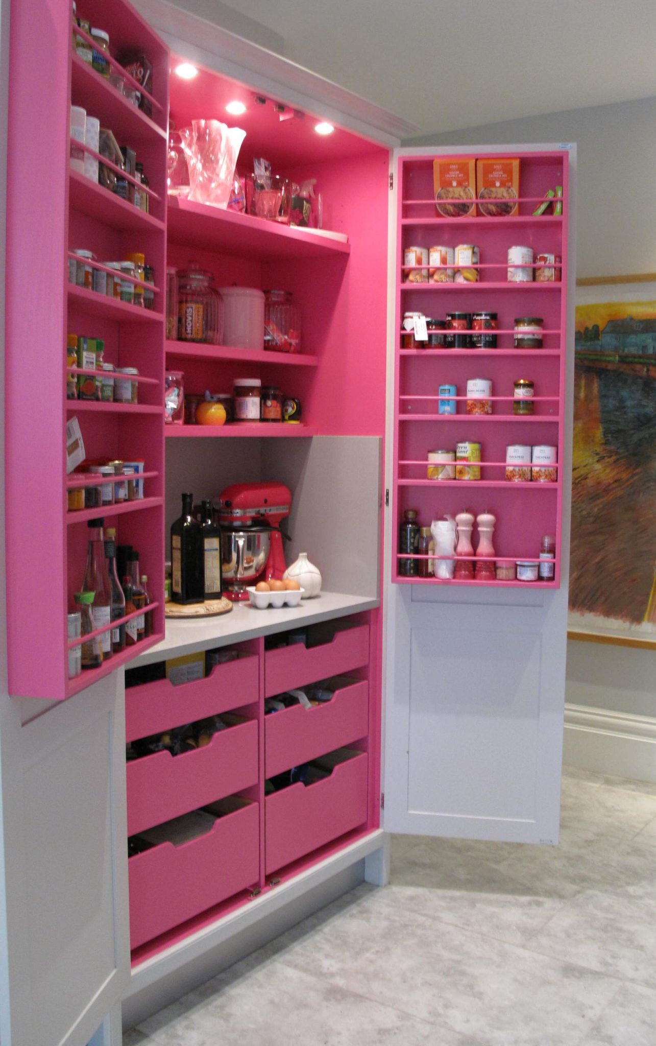 12+ Pink Paint Colors for Your Kitchen Cabinets that are Inspirational!