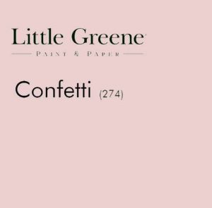 Little Greene Confetti - Light Pink Paint Colour - Interiors By Color