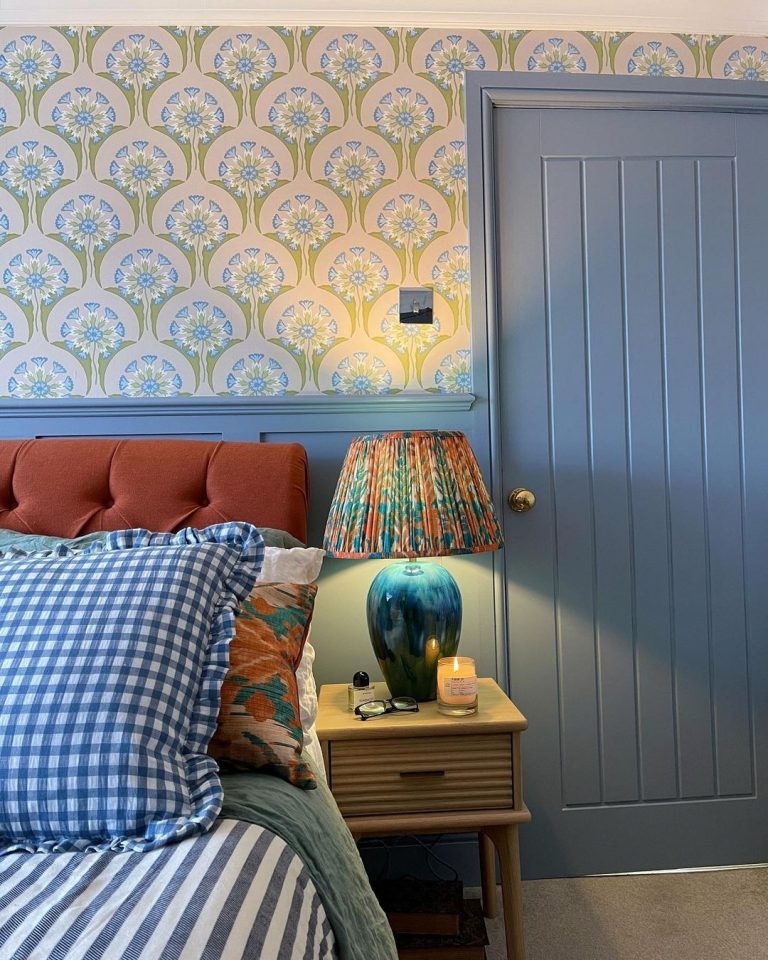 Dusty Blue Paint Colours - Interiors By Color