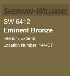 Sherwin Williams Eminent Bronze - Interiors By Color