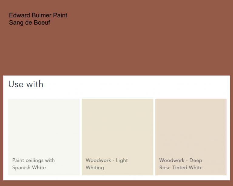 Edward Bulmer Paint Sang de Boeuf - Interiors By Color