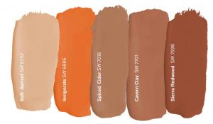 Sherwin Williams Orange Paint Colors - Interiors By Color