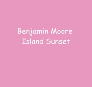 Benjamin Moore Island Sunset Pink Paint - Interiors By Color