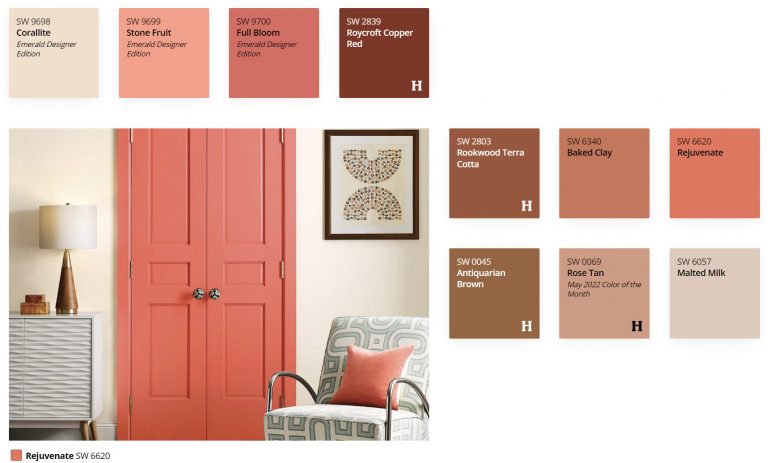 Sherwin Williams Orange Paint Colors Top Picks - Interiors By Color