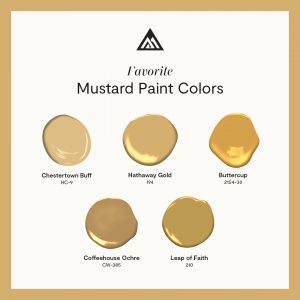 Benjamin Moore's Most Popular Mustard Paint Colors - Interiors By Color