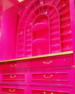 Fuchsia Glossy Interior Paint Color - Interiors By Color