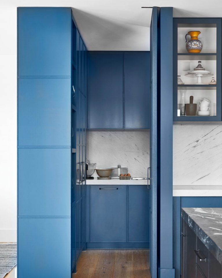 Monochromatic Home in Blue in the Mornington Peninsula - Interiors By Color