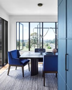 Monochromatic Home in Blue in the Mornington Peninsula - Interiors By Color