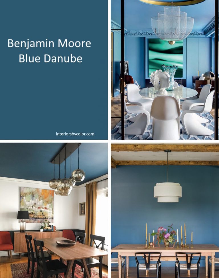 Benjamin Moore Blue Danube - Interiors By Color