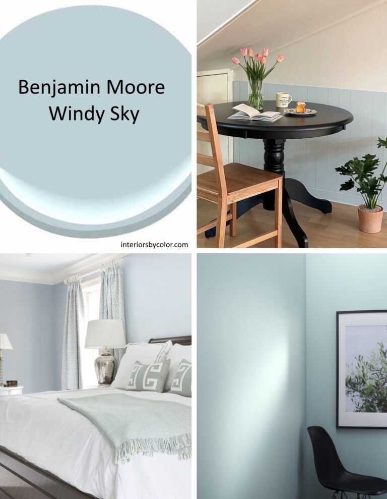 Benjamin Moore Windy Sky - Interiors By Color
