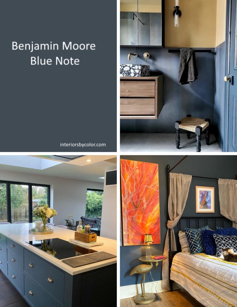 Benjamin Moore Blue Note - Interiors By Color