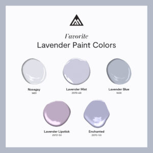 Benjamin Moore Favorite Lavender Paint Colors - Interiors By Color