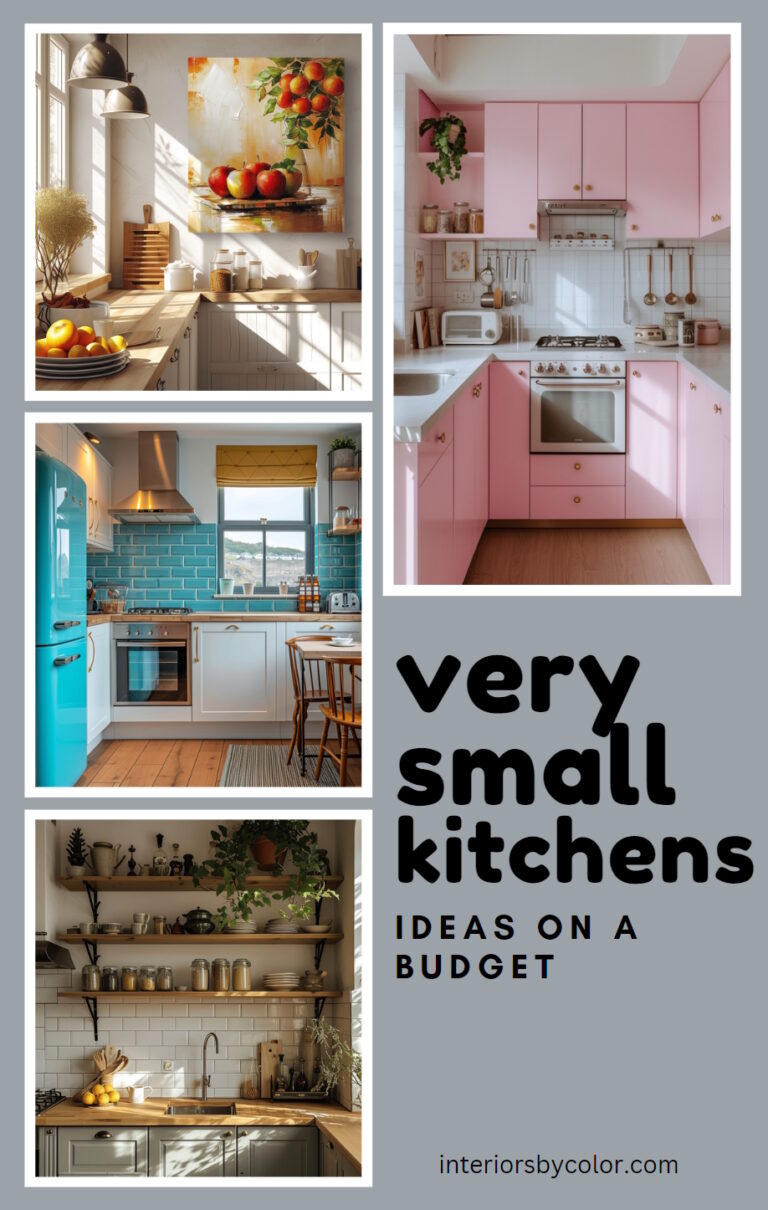 Very Small Kitchen Ideas on a Budget - 5 Easy Tips