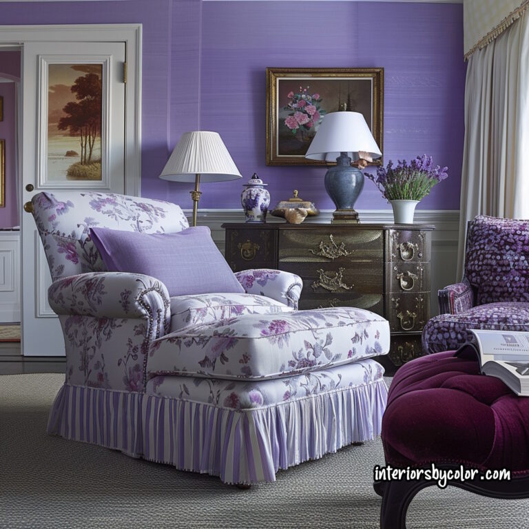 purple-interior-design-color-theory - Interiors By Color
